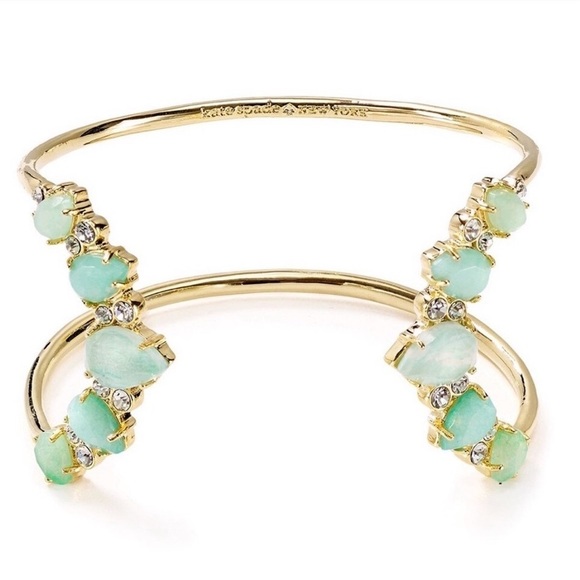 kate spade | Jewelry | 28 Kate Spade Seastone Sparkle Cuff Bracelet ...